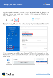 Workday user guides - Flinders University Staff