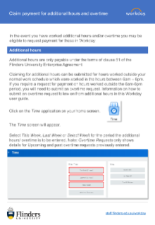Workday user guides - Flinders University Staff