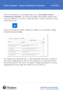 Workday user guides - Flinders University Staff