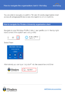 Workday user guides - Flinders University Staff