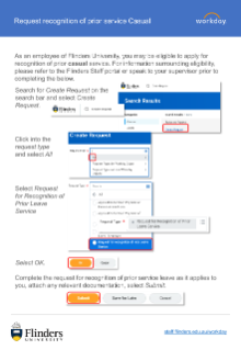 Workday user guides - Flinders University Staff