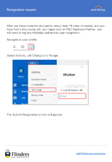 Workday user guides - Flinders University Staff
