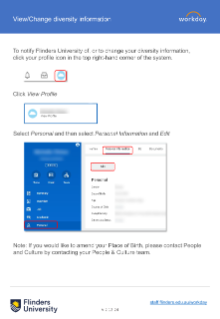 Workday user guides - Flinders University Staff